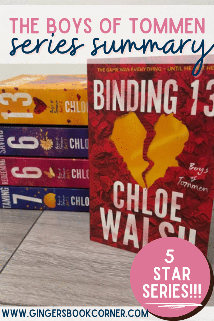 Series Summary: The Boys of Tommen by Chloe Walsh - Gingers Book Corner